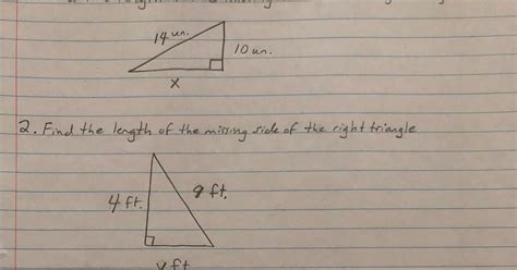 Professor Franks Math Blog Applications Pythagorean Theorem Only Practice Problems And