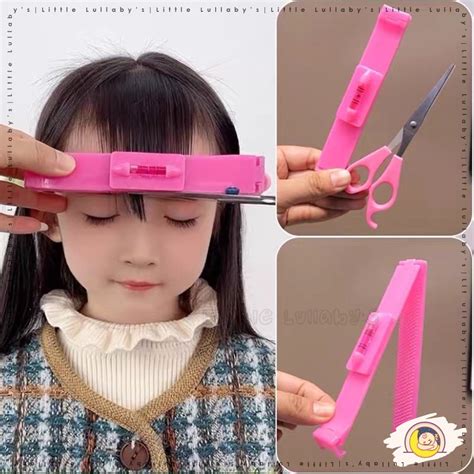 [3 In 1] Hair Bang Clip Cut Set Salon Trimmer Clipper Cutter Scissor Hair Tools Set Alat