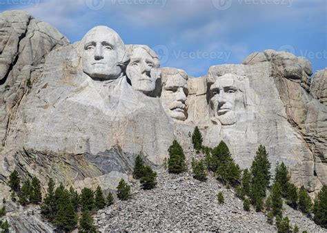 Monumento Nacional Del Monte Rushmore En Las Colinas Negras De Dakota