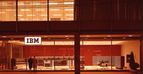 An Old School Ibm Data Center When Computers Still Used Tapes Imgur