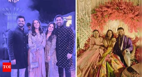 Ms Dhoni Suresh Raina Attend Rishabh Pants Sisters Wedding All