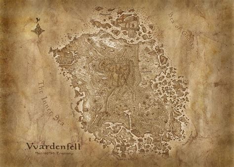 Morrowind Anth New Map Poster By The Elder Scrolls Displate