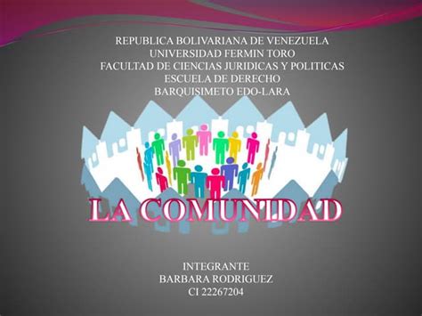 La Comunidad Pptx