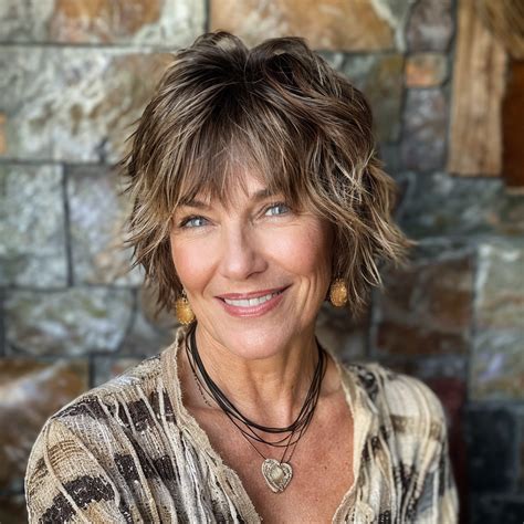 Magnific C30vccixgktiioa63yo3 Short Feathered Shag With Wispy Bangs