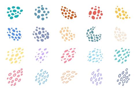Premium Vector Hand Drawn Polka Dot Circle For Decorating Greeting Cards