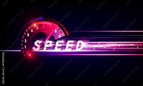Abstract Light Out Speed Technology Pixel Hitech Communication Concept