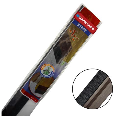 Bajo De Puerta Pvc Adhesivo Cepillo Geko 1m Marrón Leroy Merlin