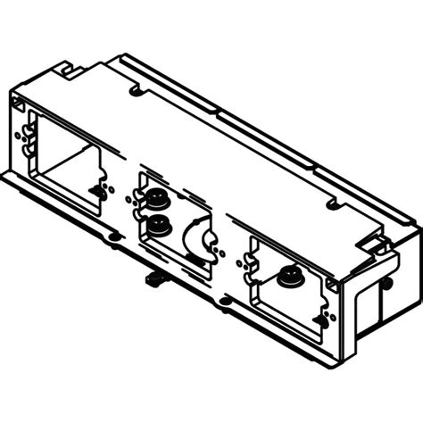 6 Gang Module Assembly By Wiremold Efb6m
