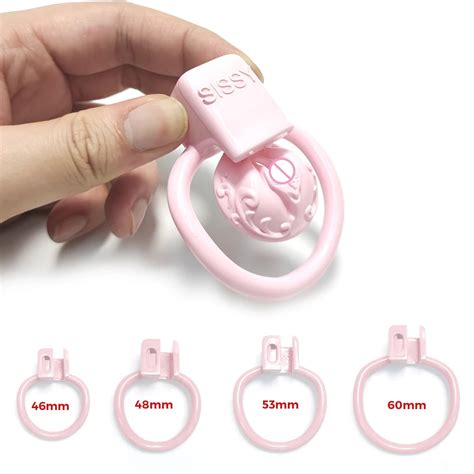 Super Small Negative Chastity Cage For Sissy Micro Flat Cock Cage