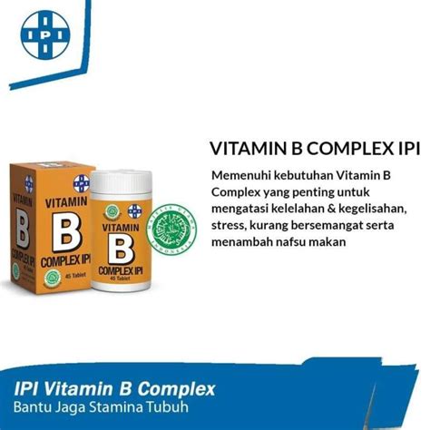 Ipi Vitamin B6 Lengkap Harga Terbaru Februari 2024 Blibli