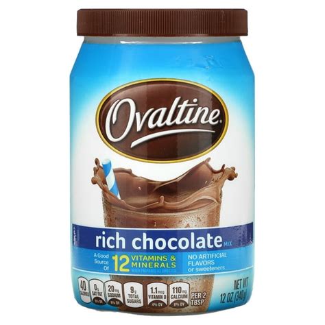 Ovaltine Rich Chocolate Mix 12 Oz 340 G Walmart Ca