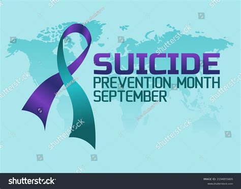Vector Graphic Suicide Prevention Month Good Stock Vector Royalty Free