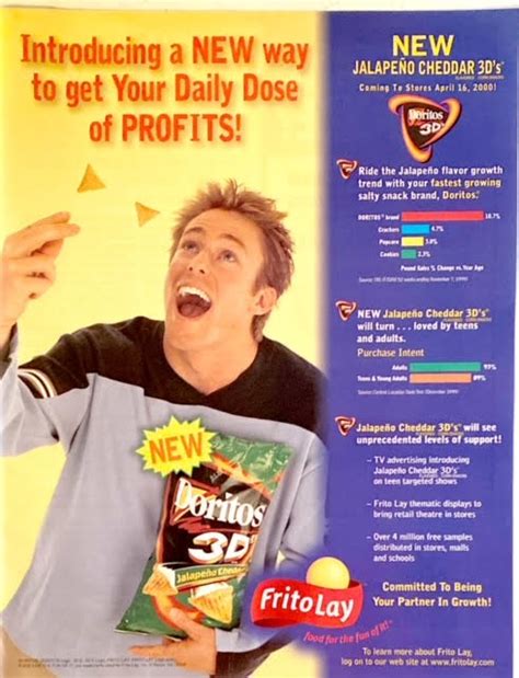 Frito Lay Doritos 3d Ad 2000 A New Way To Get Your Daily Dose
