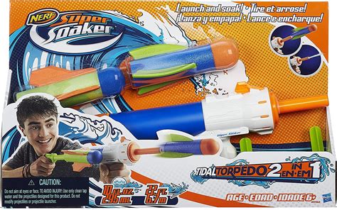 Nerf Super Soaker Tidal Torpedo 2 In 1 Blaster Toptoy