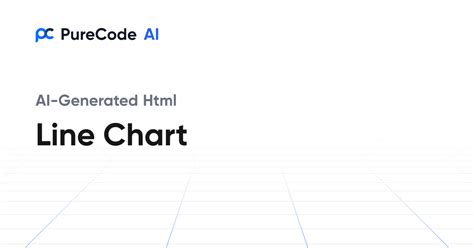generate html line chart components effortlessly purecode ai