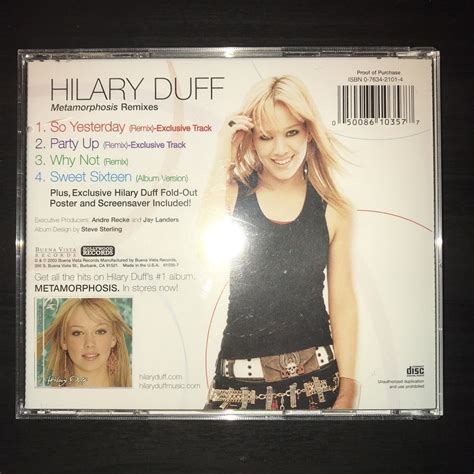 Remix Metamorfosi Hilary Duff Hilary Duff Metamorphosis Remixes