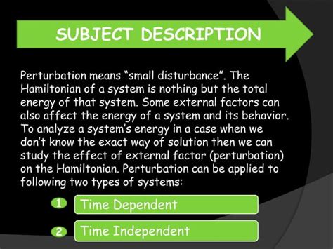 Brief Introduction To Perturbation Theory Pdf Chemistry Science