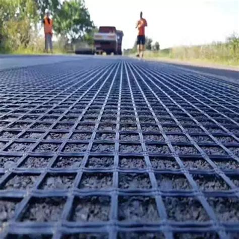 Bitumen Coating Road Paving Material Fiberglass Geogrid Asphalt