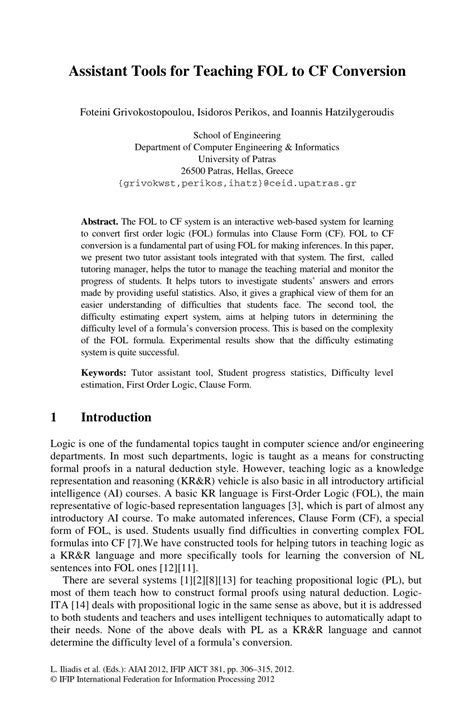 Pdf Ifip Advances In Information And Communication Technology