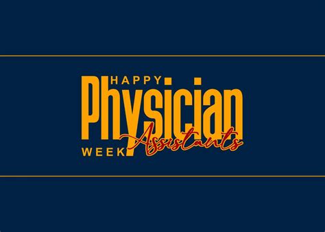 National Physician Assistant Week 25788887 Vector Art At Vecteezy
