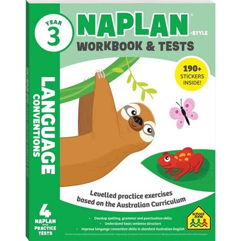 Year 3 Naplan Style Language Conventions Workbook And Tests Big W