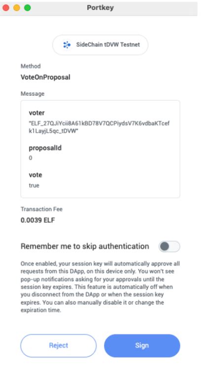 dao dapp aelf docs