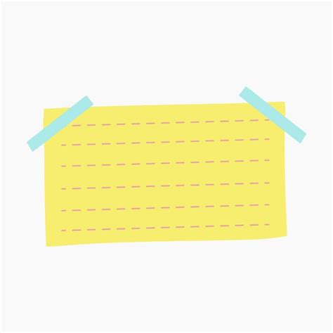Premium Vector Cute Sticky Note Illustration