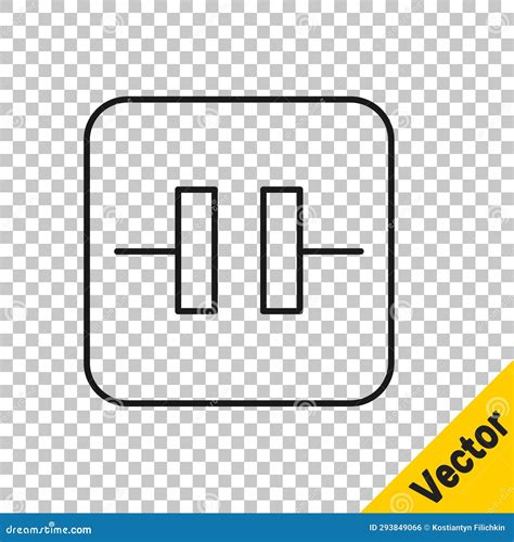 Variable Capacitor Symbol Icon Of 3 Types Color Black And White