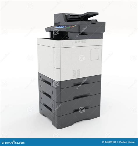 Multi Function Printer Scanner Isolated Office Professional Technology