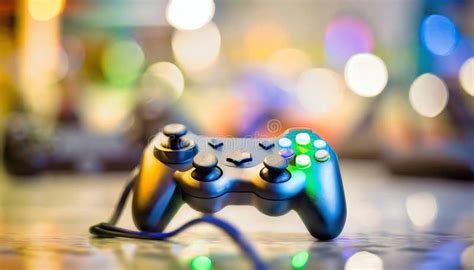 Gaming Control Pad Of Play Video Game Keypad Entertainment Gadget For Playing And Relaxation