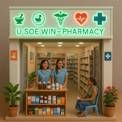 U Soe Win Pharmacy ဦးစိုးဝင်းဆေးဆိုင် စမ်းချောင်း Yangon