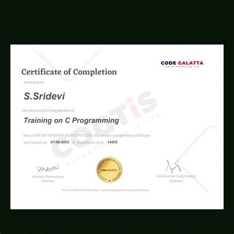 Sridevi Srinivasan On Linkedin Training On C Programming