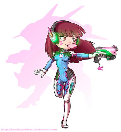 Chibi Dva Overwatch By Daeshagoddess On Deviantart