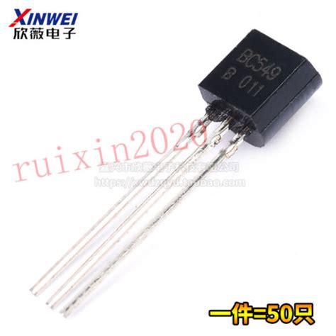 20pcs Bc549 Bc549b Npn Transistor 0 1a 30v Low Noise Amplifier New 98