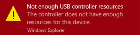 Fix Not Enough Usb Controller Resources Error On Windows 10