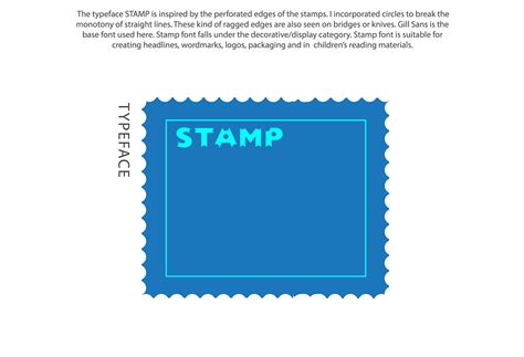 Stamp Typeface On Behance