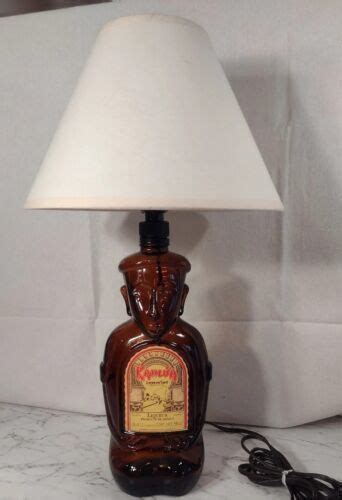 Vintage Kahlua Glass Bottle Heritage Edition Lamp Wshade 4662500009