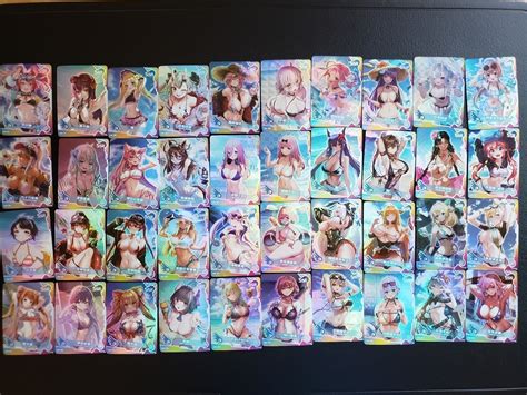 40 Ssr No Duplicate Goddess Story Bundle Swimsuit Bikini Cards