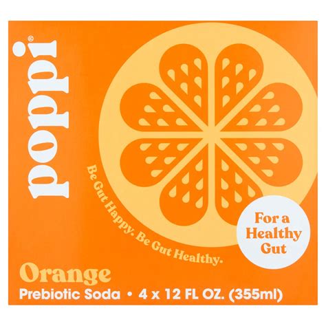Poppi Root Beer Prebiotic Soda 12 Fl Oz 4 Count Shoprite