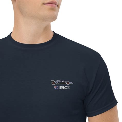 Ric3 2023 F1 Car Embroidered T Shirt Etsy