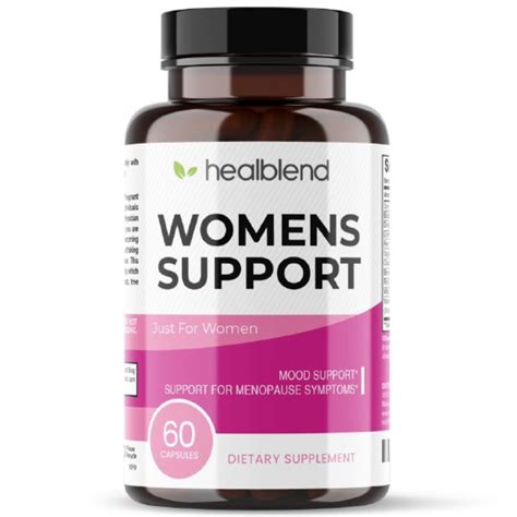 Healblend Womens Menopause Support Capsules Reduces Hot Flashes