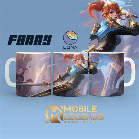 Mobile Legends Ml Coffee Mug Assasin Ling Karina Fanny Hayabusa