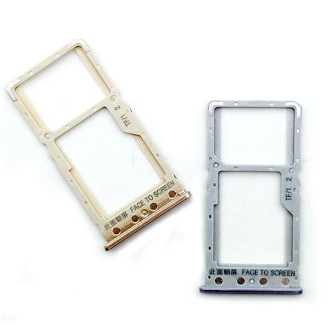 Micro SIM Card Tray Slot Holder Dual SIM Slot For Huawei Honor 6A Replacement Parts In SIM Card