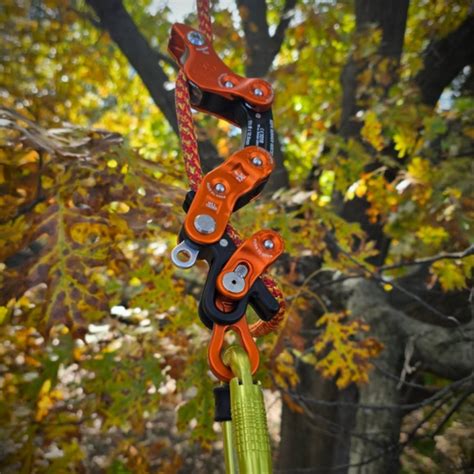 Descendeur Rope Runner Vertec Orange Notch Le Besson