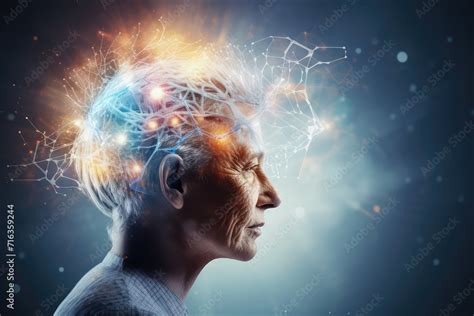 Vivid Neuronal Brain Dots Connecting Through Synapses Self Awareness Spike Timing Dependent