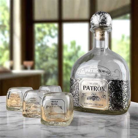 Patron Tequila Bottle Shot Glass Gottles