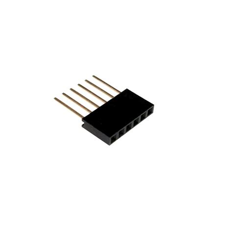 6 Pin Female 11mm Tall Stackable Header Connector For Arduino 5Pcs