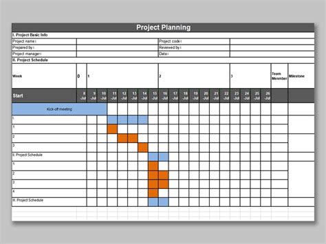Project Implementation Plan Template Excel