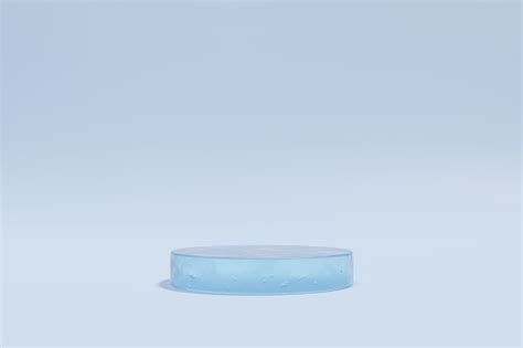 Abstact 3d 렌더링 배경 제품 디스플레이 광고 화장품 등을 위한 얼음 바닥에 얼음 연단 원기둥에 대한 스톡 사진 및 기타