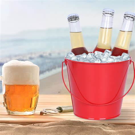 Alexpre 6 Pack Small Metal Buckets